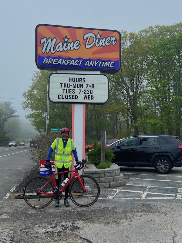 Recon Ride of Day 2 Route in Maine | IronCyclists